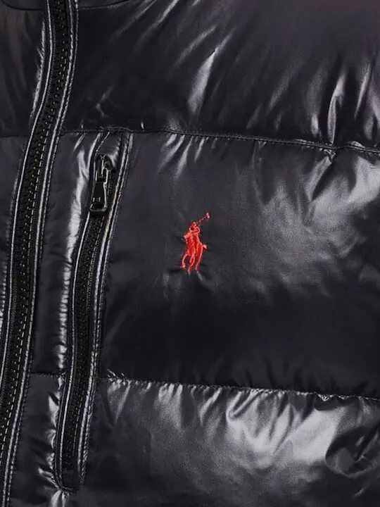 Polo Ralph Lauren Sleeveless Zip-up Gilet - Black