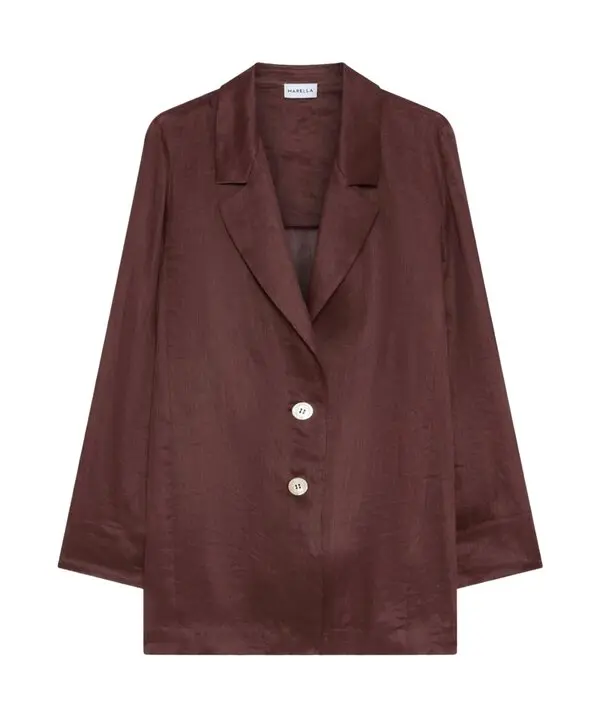 Marella Ramie Canvas Blazer