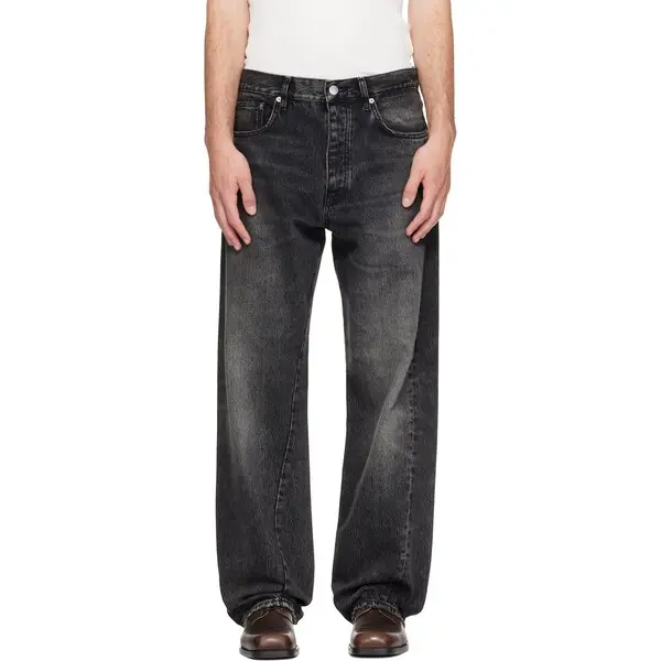 SUNFLOWER Wide Leg Jeans - Black
