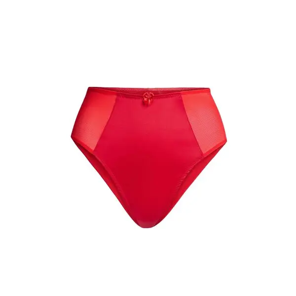 SCARLETT GASQUE Tallulah High-waist Brief - Red