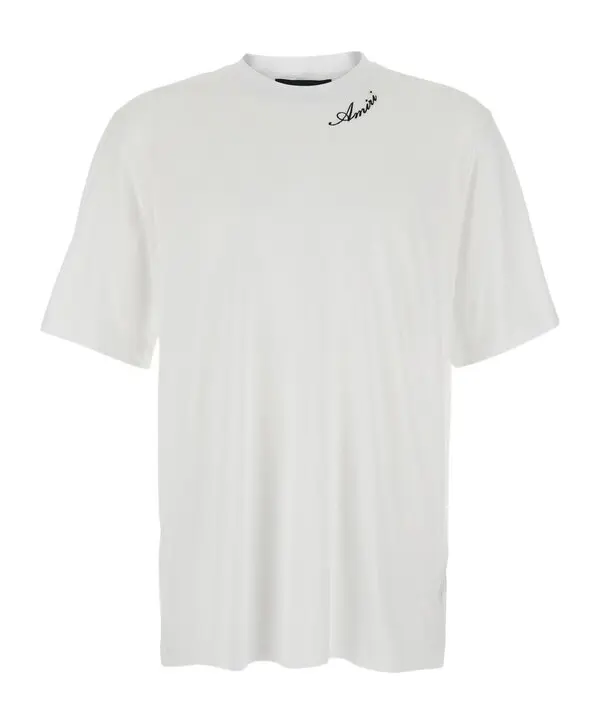 Amiri Logo Crewneck T-shirt - White