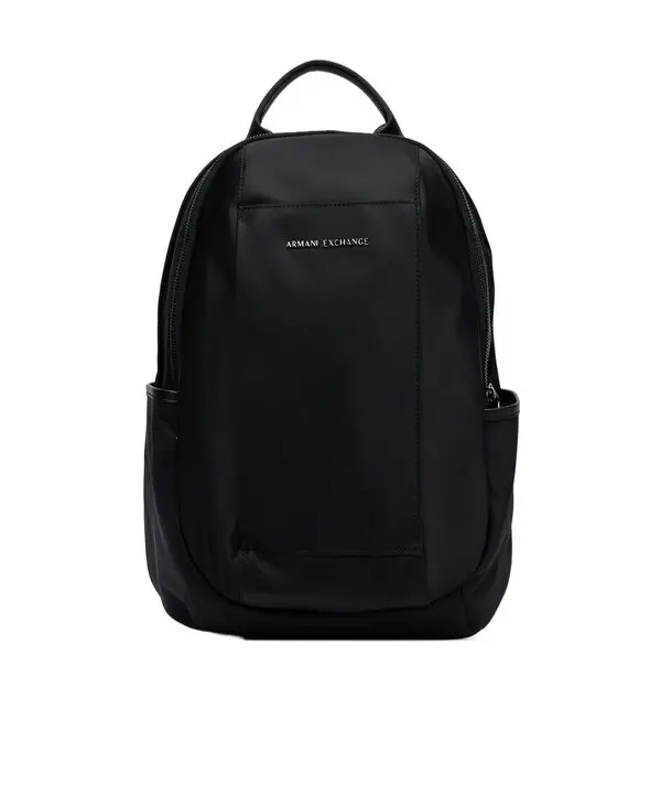 Armani Exchange Zippered Backpack - Black