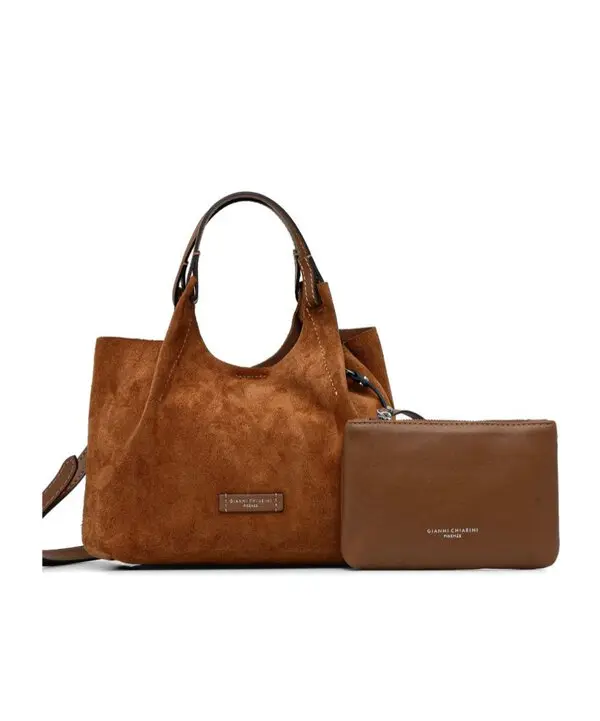 GIANNI CHIARINI Dua Medium Handbag - Brown