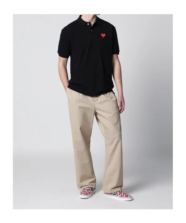 Comme Des Garçons Logo Polo Shirt