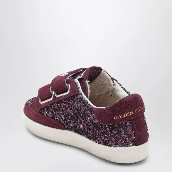 GOLDEN GOOSE Glitter Round-toe Sneakers
