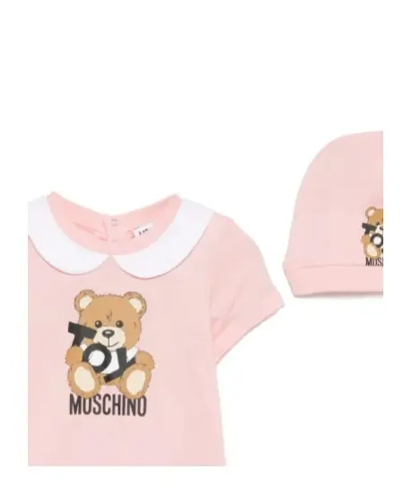Moschino Teddy Bear Babygrow Set