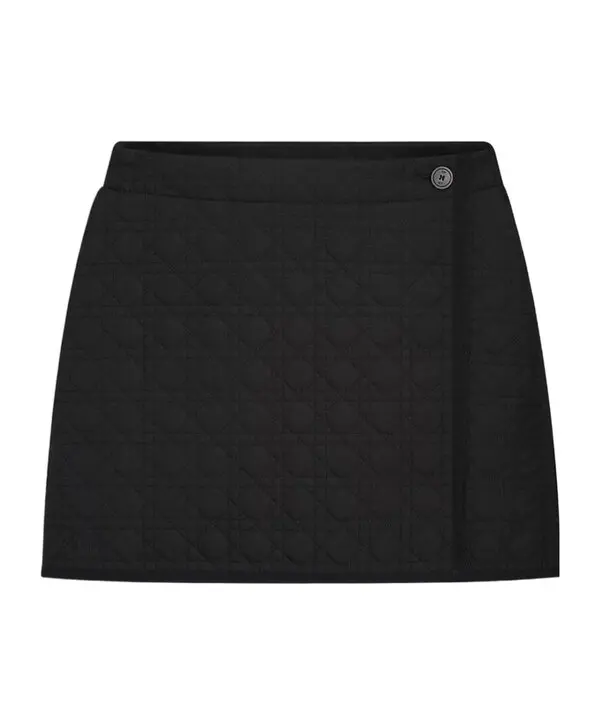 Dior Macrocannage Wrap Miniskirt