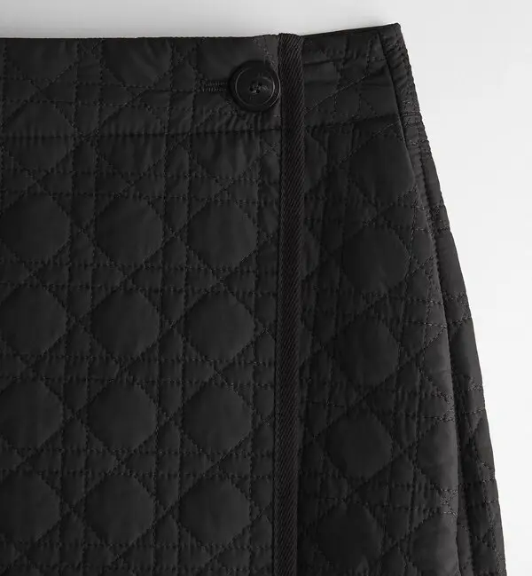 Dior Macrocannage Wrap Miniskirt