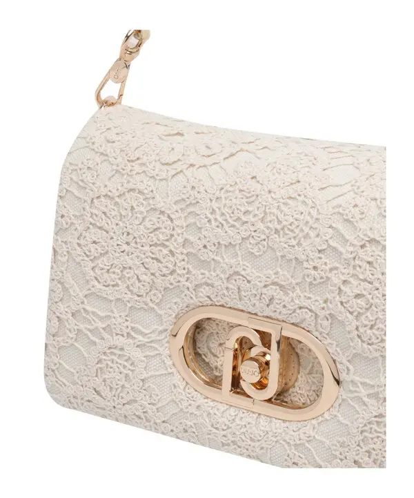Liu Jo Crocheted Shoulder Bag With Chain Strap