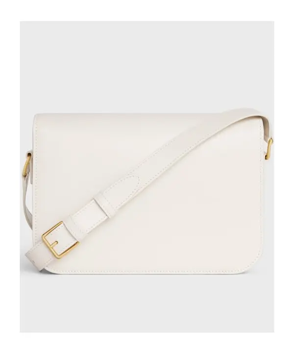 Celine Classique Triomphe Bag In Shiny Calfskin