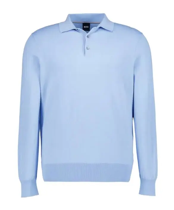 Hugo Boss Gemello Buttoned Polo Shirt - Blue