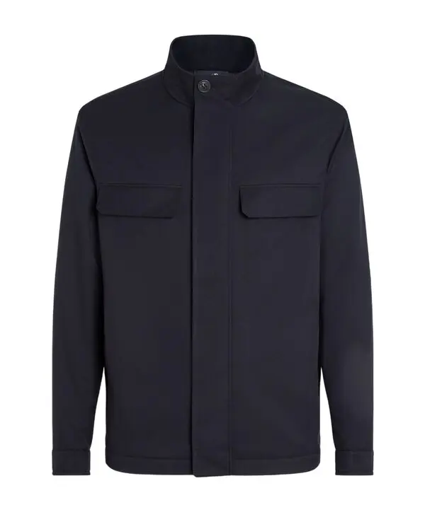 Zegna Long-sleeved Field Jacket