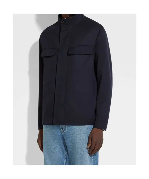 Zegna Long-sleeved Field Jacket