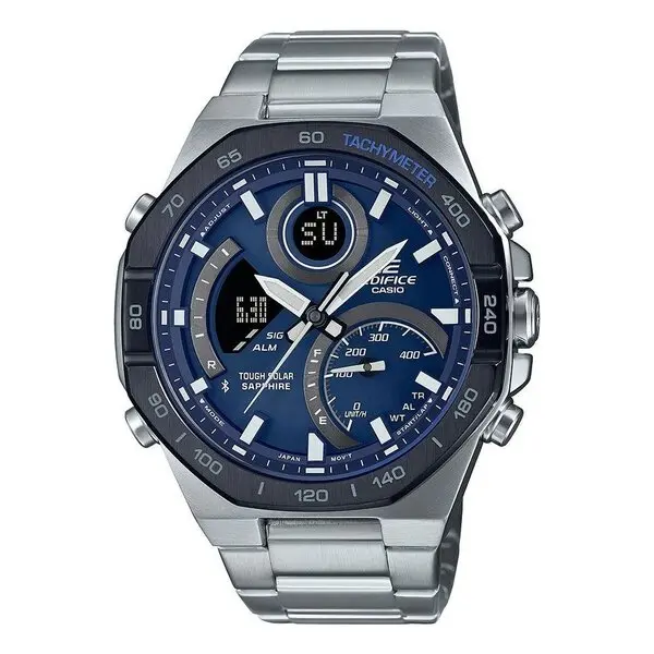 Casio Digital-analog Watch - Silver/navy/white
