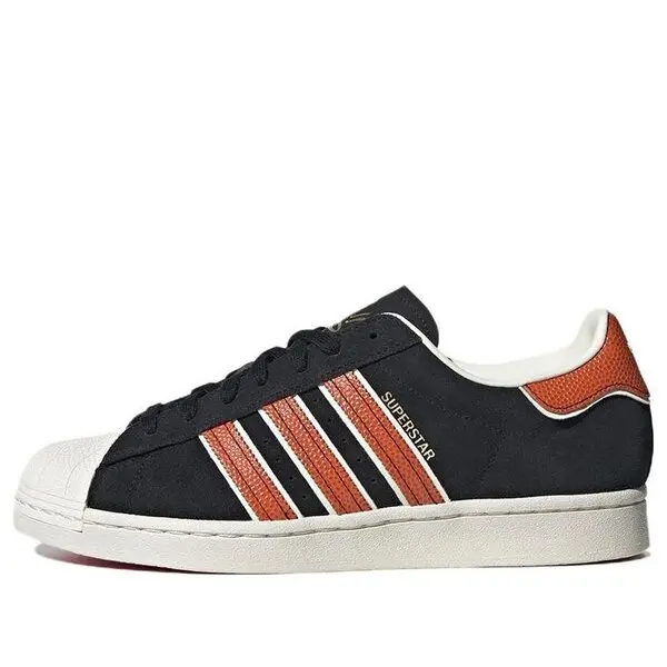 Adidas Originals Superstar Shoes 'black Basketball - Black/red/white