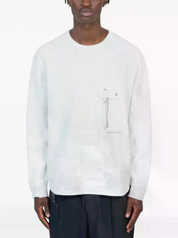 AND WANDER Long-sleeve Sweatshirt