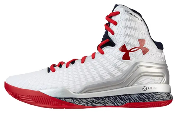 Under Armour Clutchfit Drive 'team Usa Home' High Top Athletic Sneakers