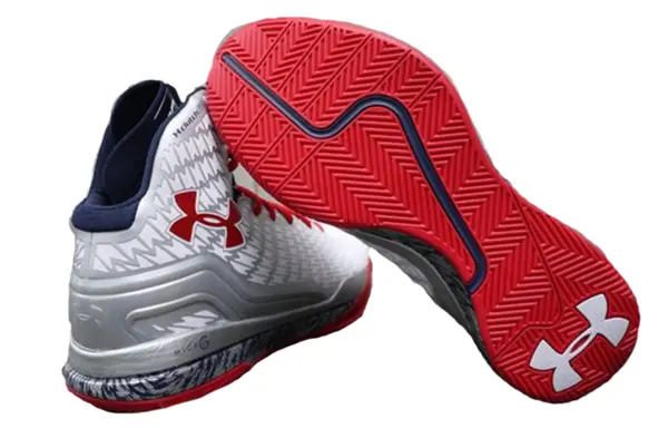 Under Armour Clutchfit Drive 'team Usa Home' High Top Athletic Sneakers