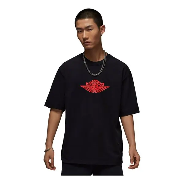 JORDAN Rare Air Wings Logo - Black Red