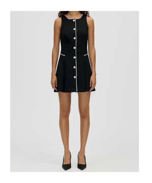 Stine Goya Sleeveless Dress With Contrast Stitching