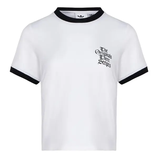 Adidas T-shirt Asia Sizing - White