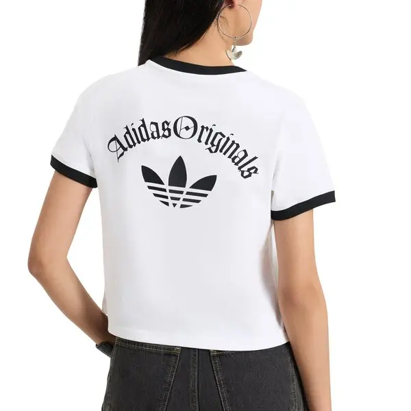 Adidas T-shirt Asia Sizing - White
