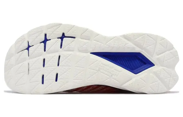Hoka One One Mach 5 Wide Athletic Sneakers - White/fire Red