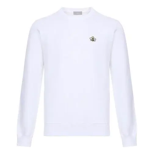 Dior X Kaws Bee Embroidered Sweatshirt - White