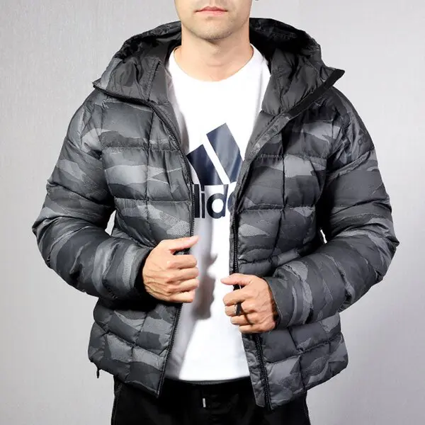 Adidas Camouflage Outdoor Down Jacket