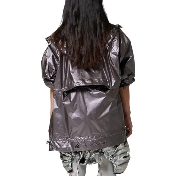 Adidas By Stella Mccartney Truepace Metallic Running Jacket