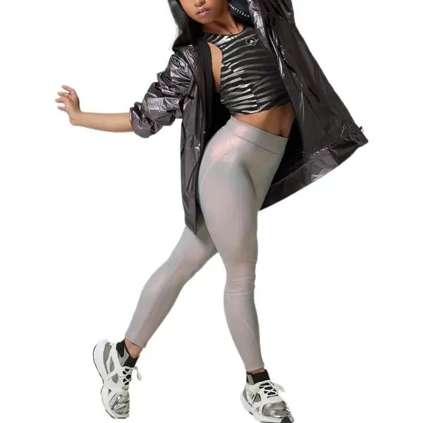 Adidas By Stella Mccartney Truepace Metallic Running Jacket