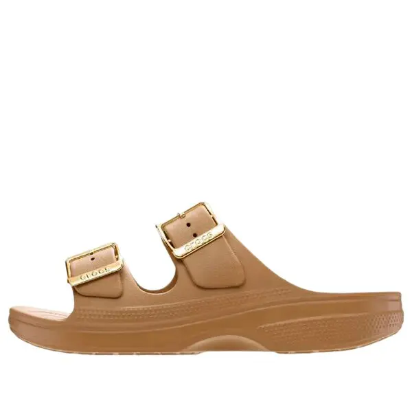 CROCS Metallic Buckle Sandal - Sepia