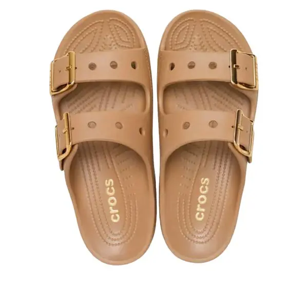 CROCS Metallic Buckle Sandal - Sepia