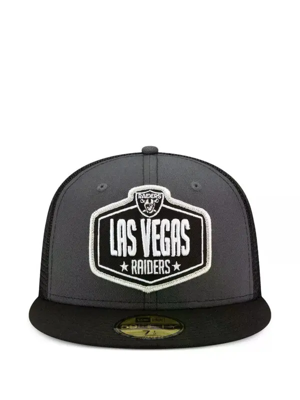 New Era Las Vegas Raiders 2021 Draft Fitted Cap - Black
