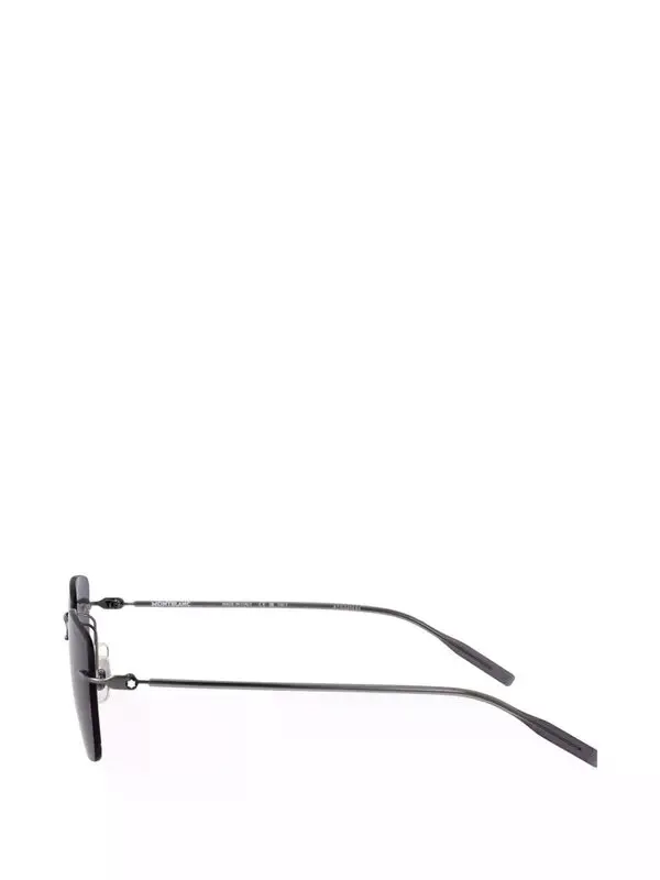 Montblanc Rimless Rectangle Sunglasses