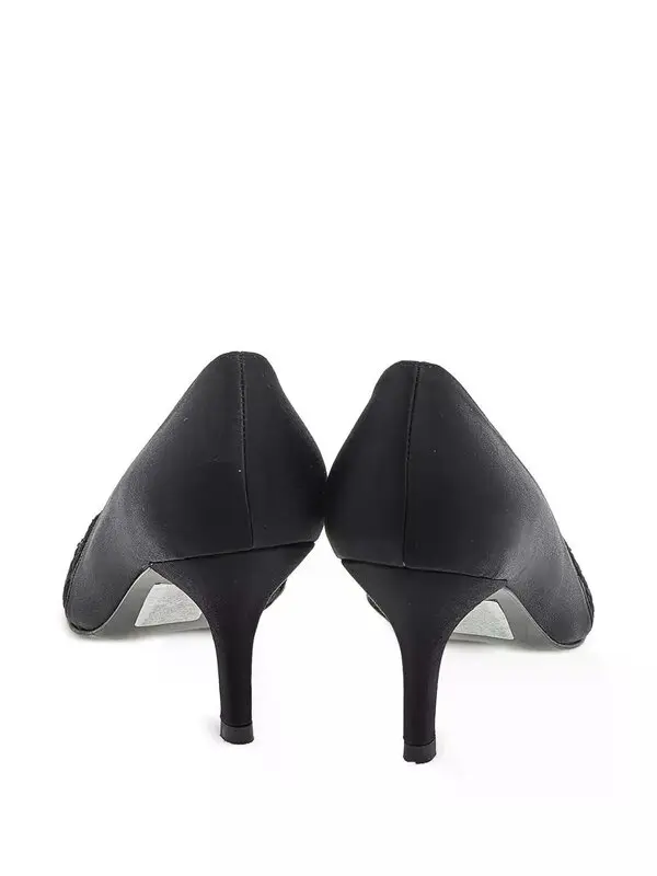 STUART WEITZMAN Floral Lace Almond-toe Pumps