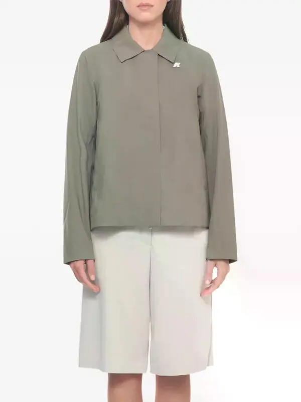 K-WAY Arabel Logo-patch Zip-up Jacket
