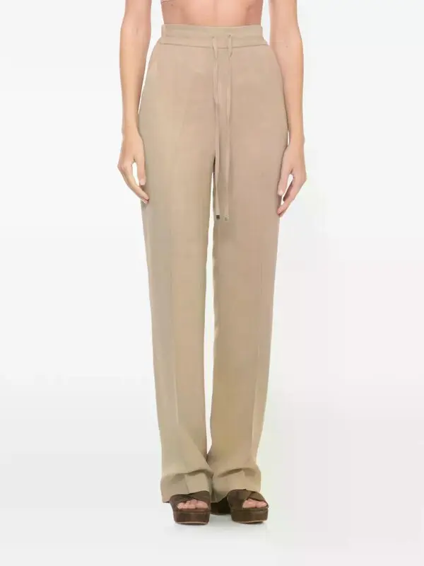 Antonelli Firenze Drawstring Waist Pressed Crease Trousers