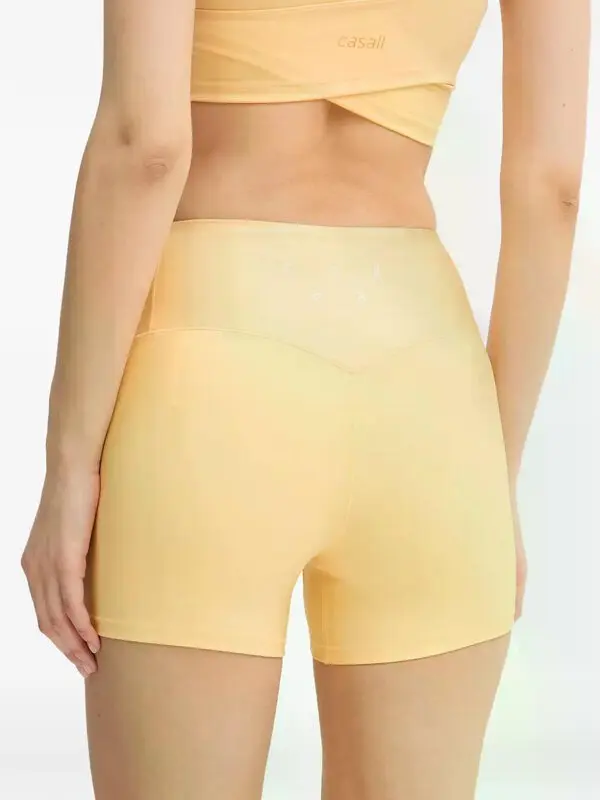 CASALL Logo-print High-waisted Shorts