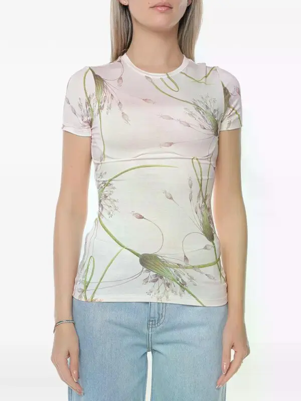 Ted Baker London Floral Print T-shirt - Pink