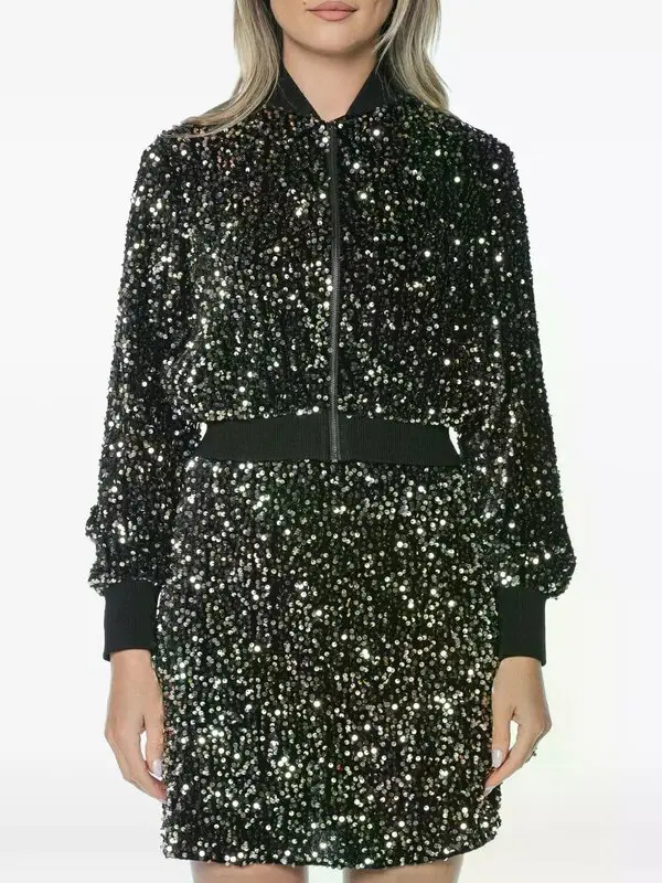Ted Baker London Shii Sequin Embellished Bomber Jacket