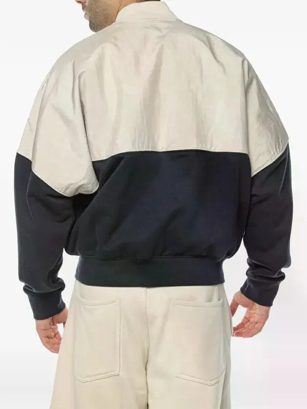 Emporio Armani Colour-block Zip-up Bomber Jacket
