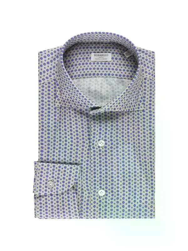 BORRIELLO NAPOLI Floral-print Shirt