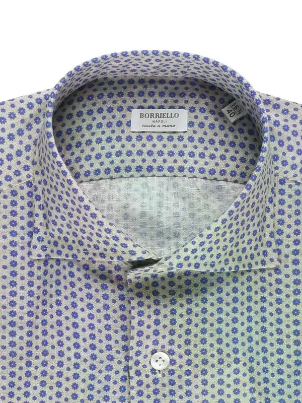 BORRIELLO NAPOLI Floral-print Shirt