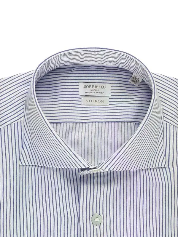 BORRIELLO NAPOLI Basic Striped Shirt