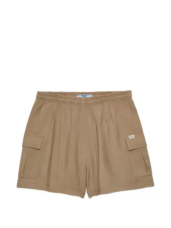 Prada Light Mohair Shorts - Brown