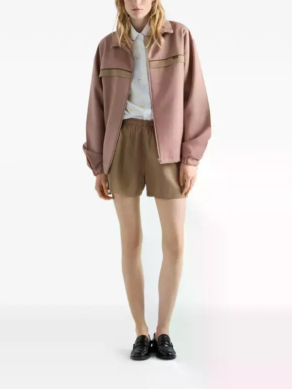 Prada Light Mohair Shorts - Brown