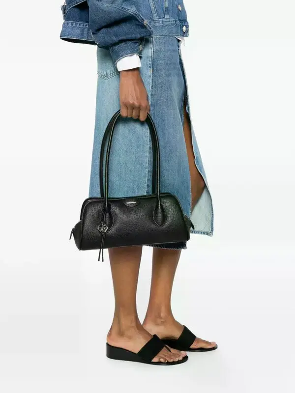Calvin Klein Print Pebbled Tote Bag