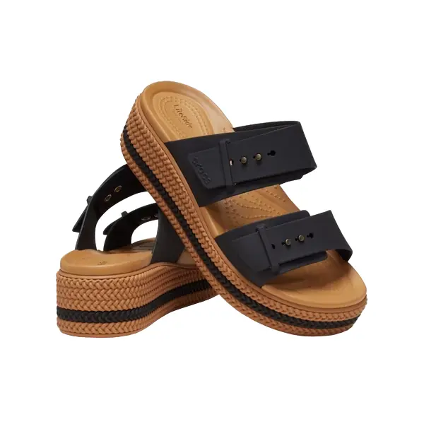 CROCS Brooklyn Woven Buckle Sandals