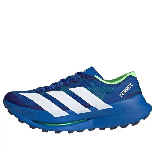 Adidas Agravic Speed Ultra 2 Trail 'blue White - Blue/cloud White/lime Burst